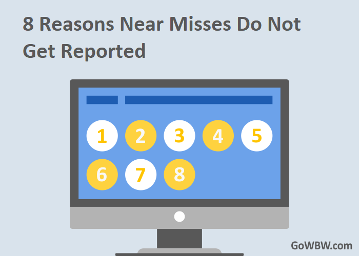 8 Reasons Near Misses Do Not Get Reported